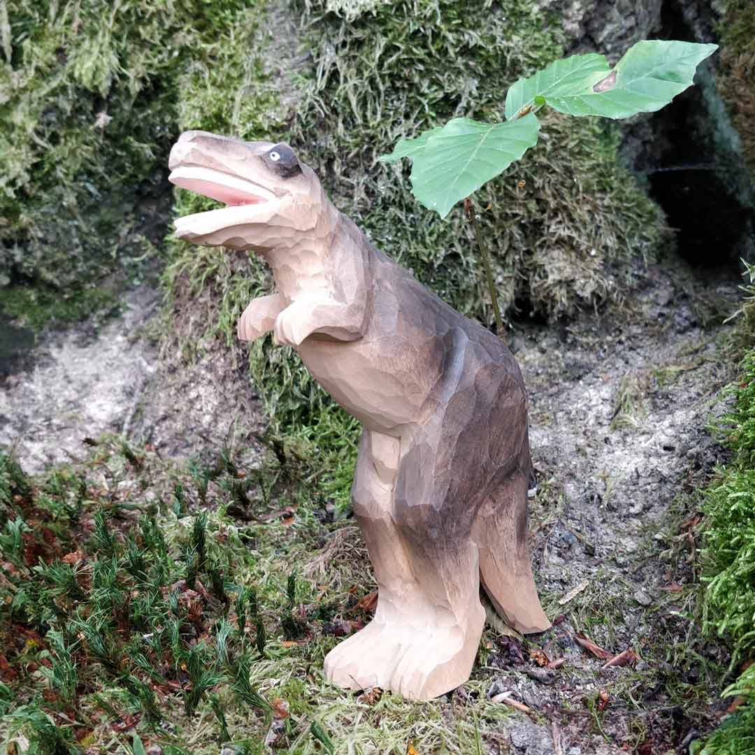 Wudimals T-rex Handmade Wooden Toy — Professor Plums