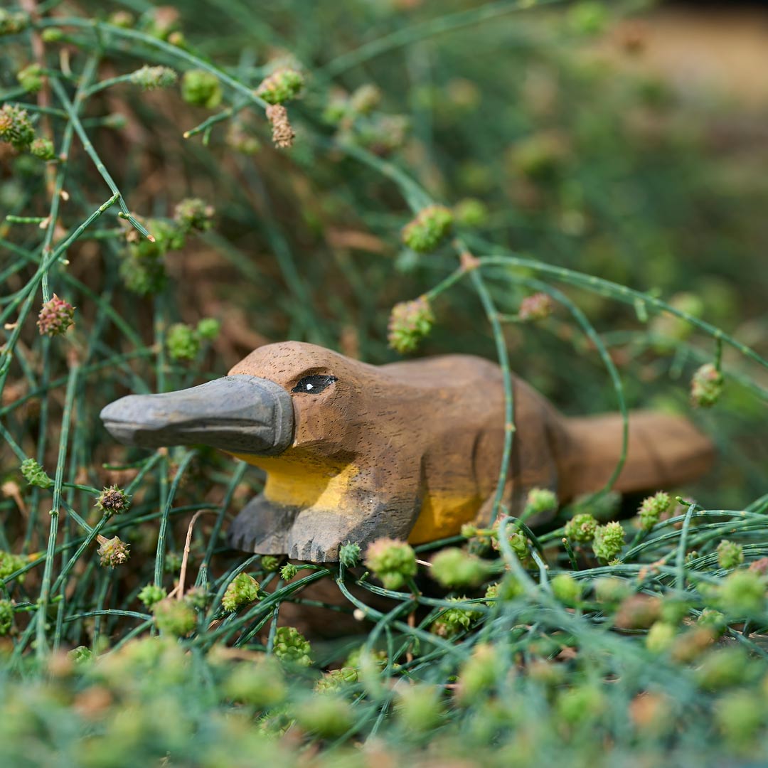 Wudimals Platypus Handmade Wooden Toy — Professor Plums