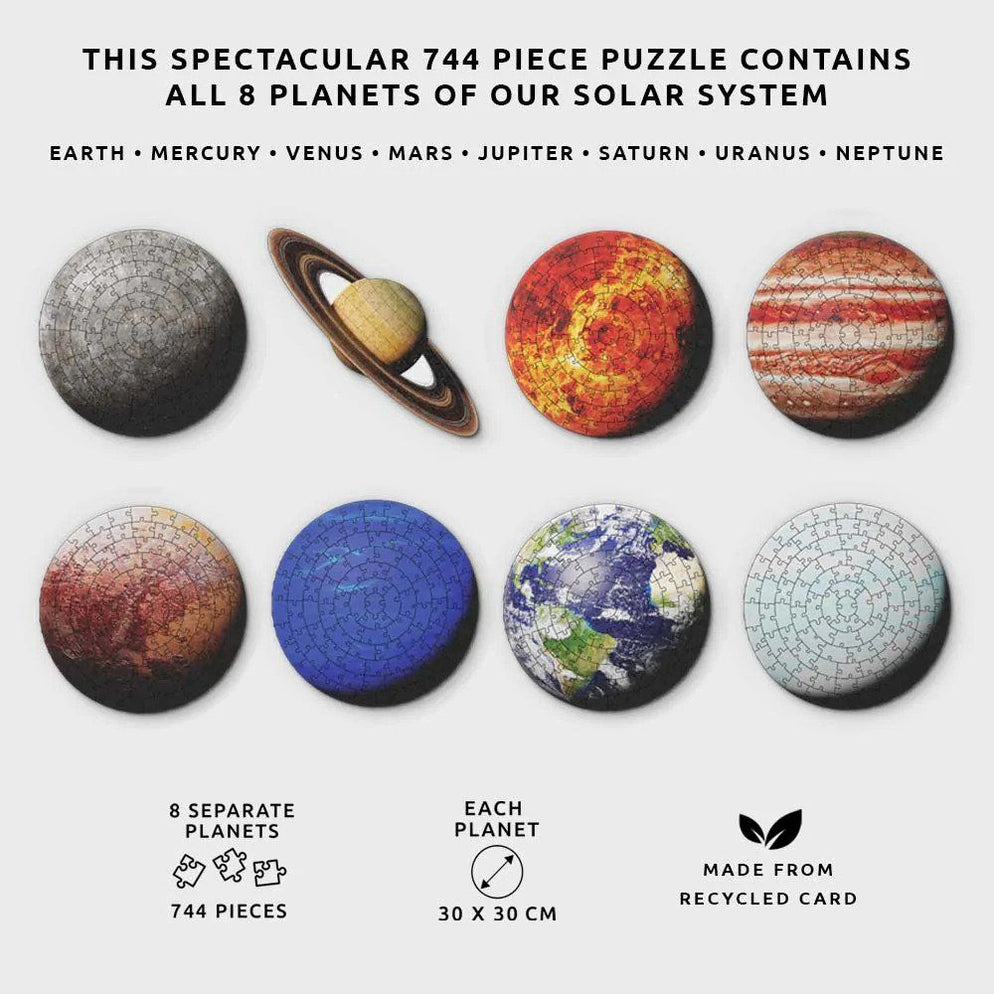 8 Planets Solar System Jigsaw Puzzle — Professor Plums