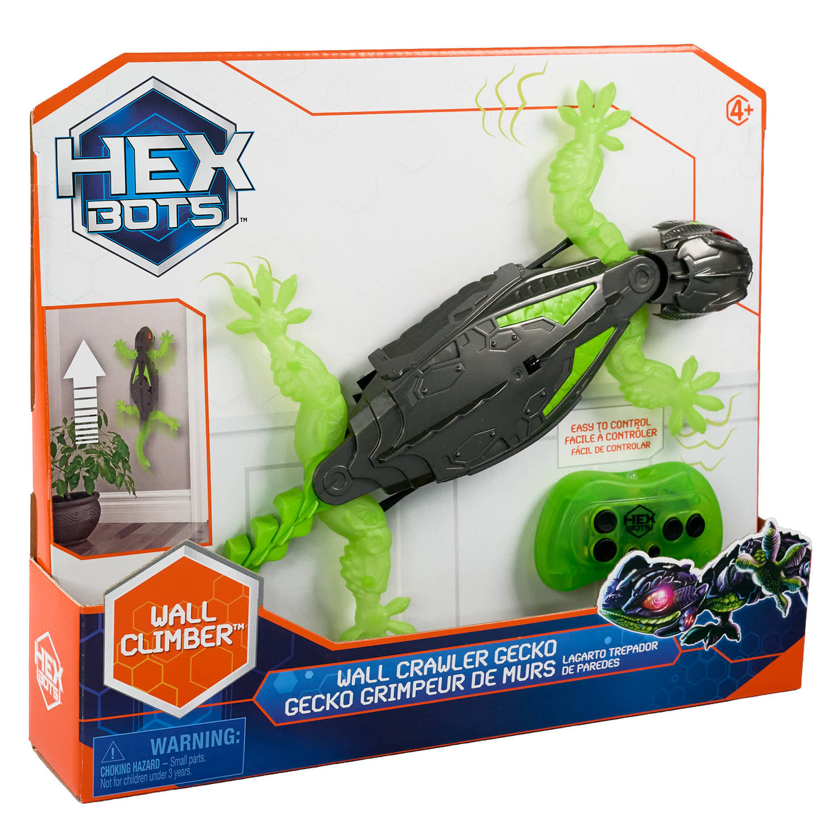 Hex Bot Gecko Wall Crawler Robot — Professor Plums