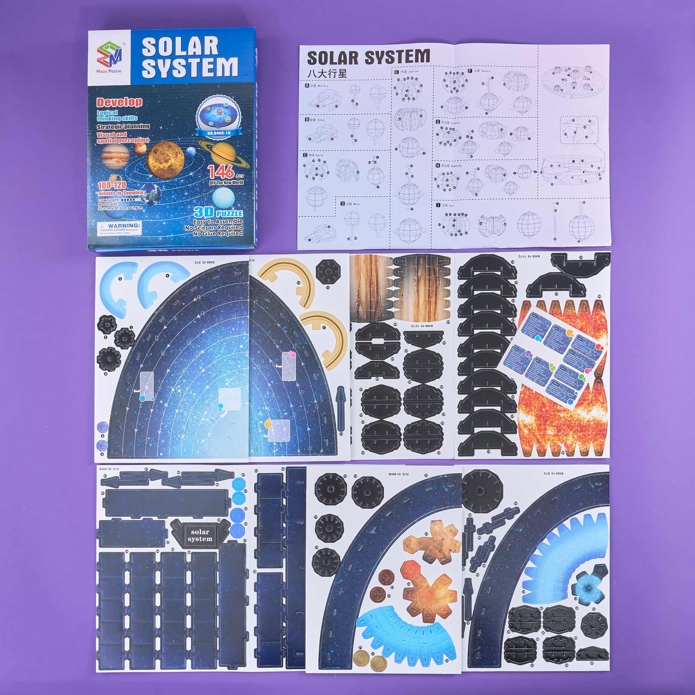 Solar System 3d Model build — Professor Plums