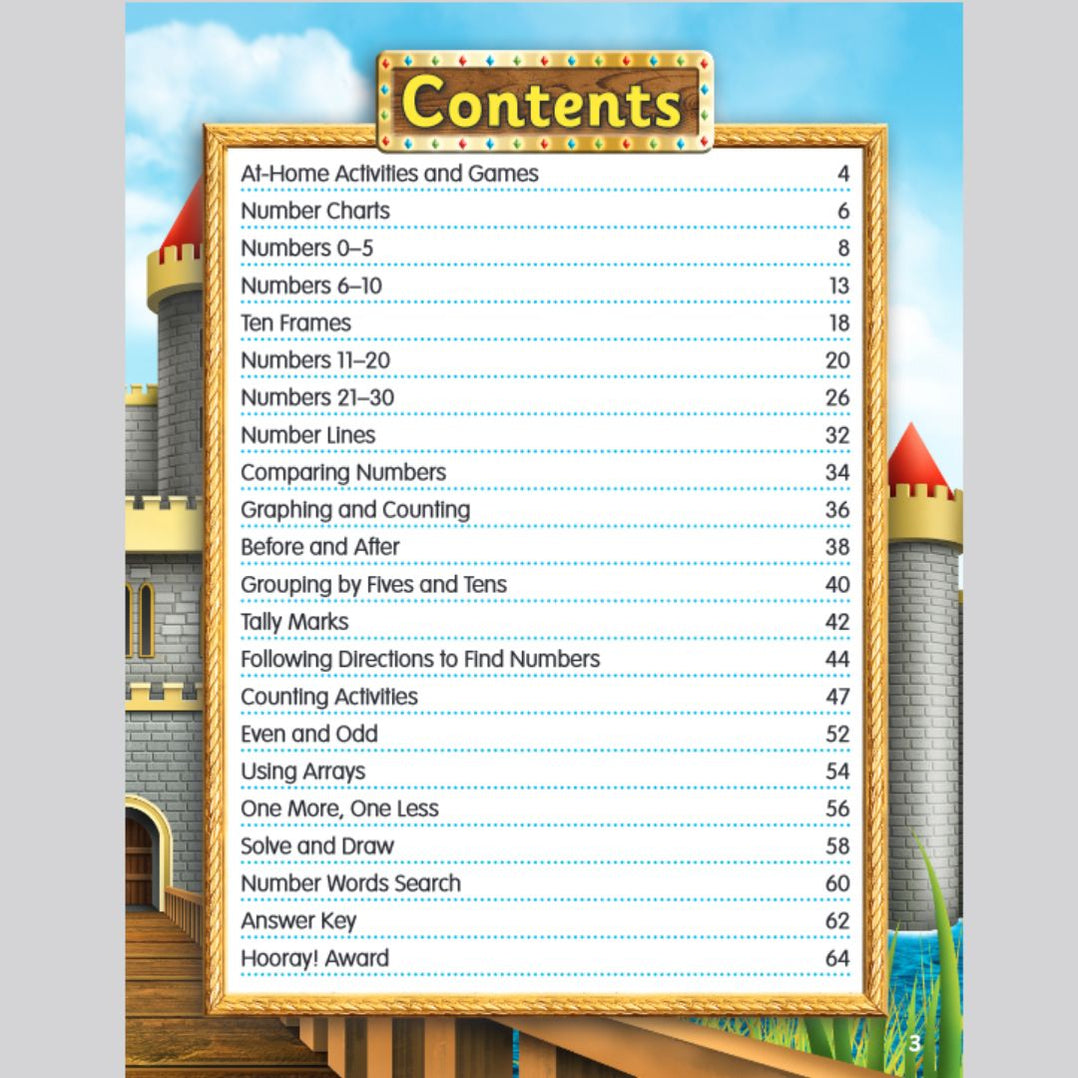 Numbers 0-30 Practice to Learn Book Kindy — Professor Plums