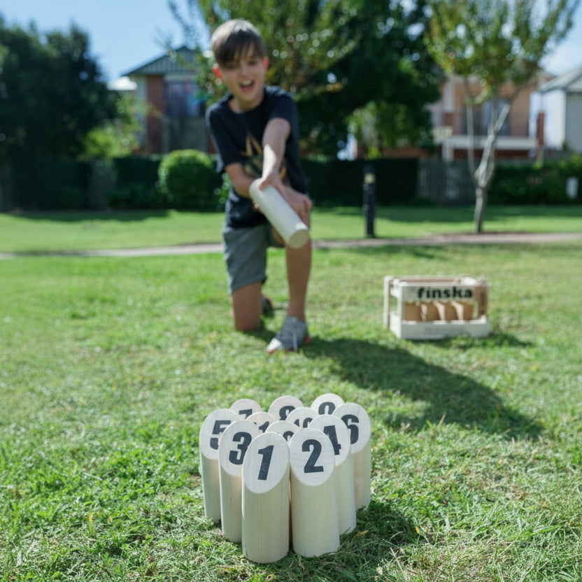 Finska Original Style Log Throwing Game — Professor Plums