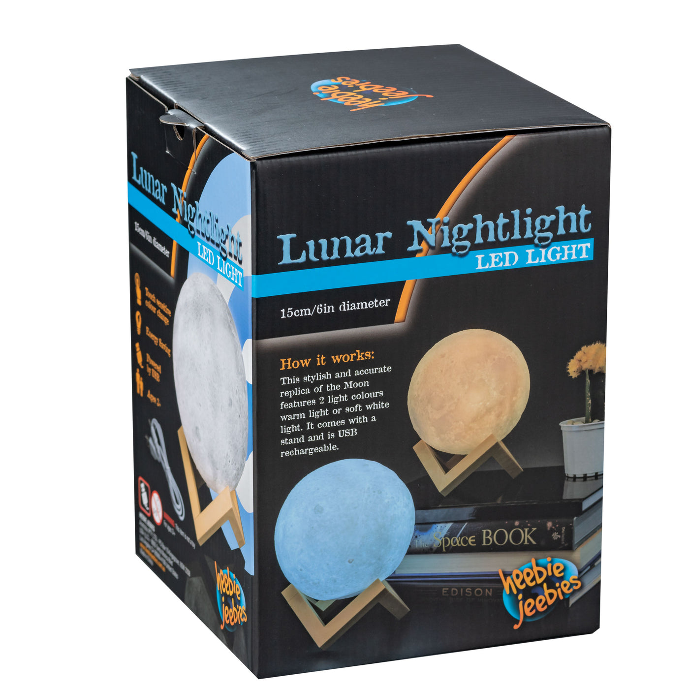 Moon Lamp Lunar Night Light — Professor Plums