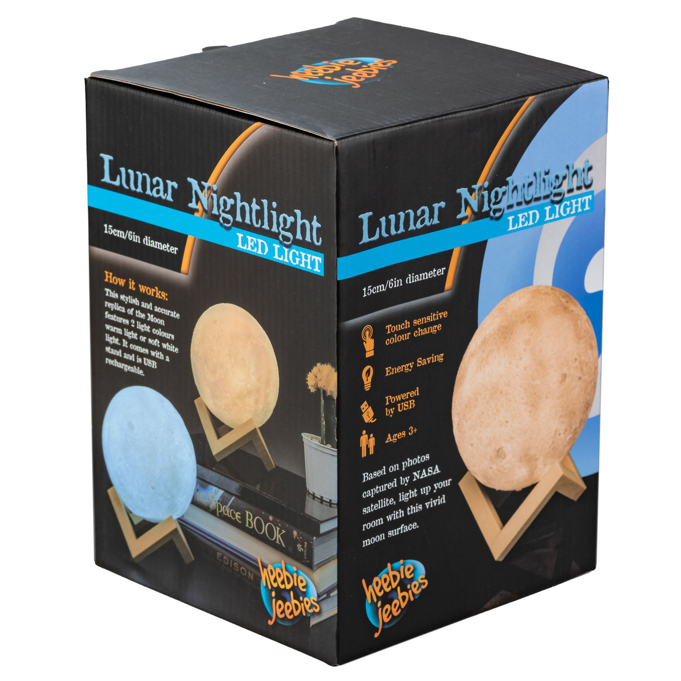 Moon Lamp Lunar Night Light — Professor Plums