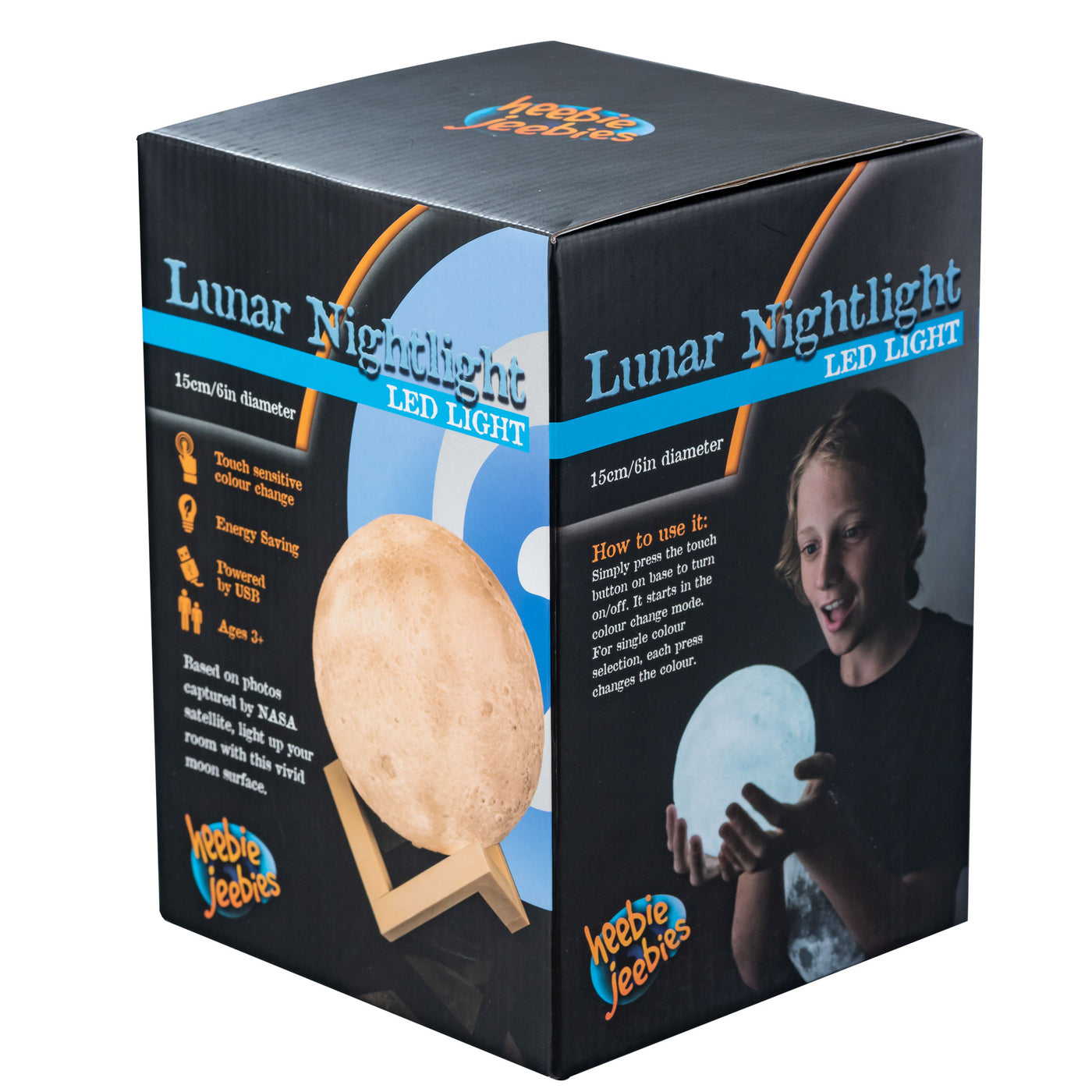 Moon Lamp Lunar Night Light — Professor Plums