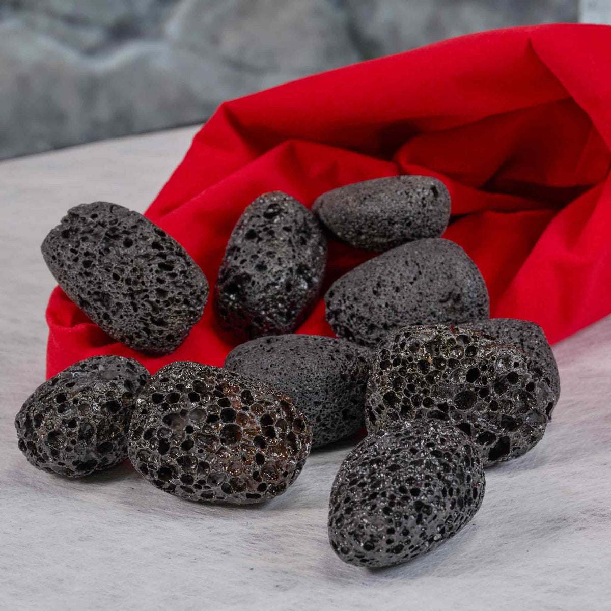 Hand Cut Lava Stone — Professor Plums