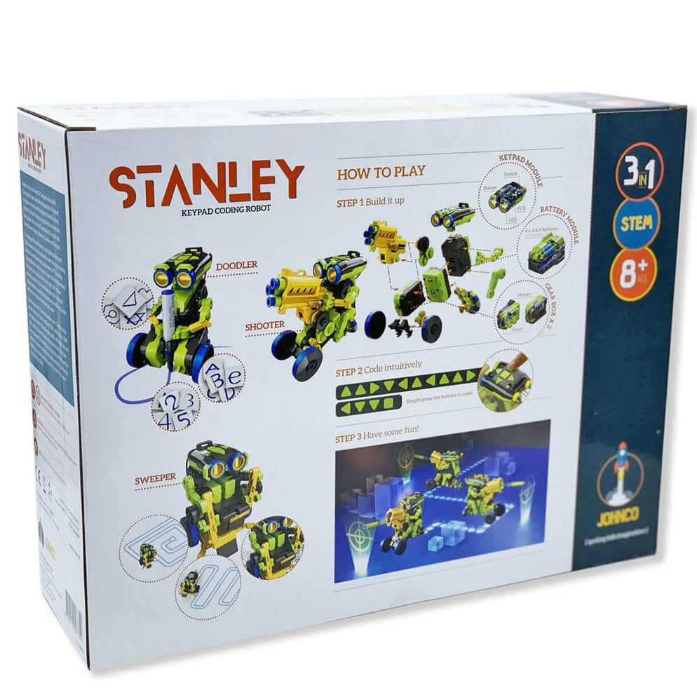 Stanley 3-in-1 Keypad Coding Robot — Professor Plums