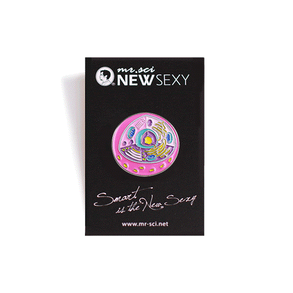 Enamel Science Pin (Animal Cell) — Professor Plums